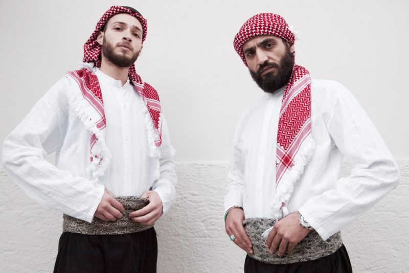 Middle East Costumes | Black and White Drums