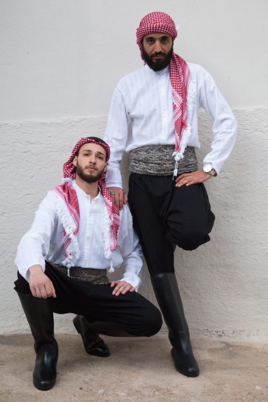 Middle East Costumes | Black and White Drums